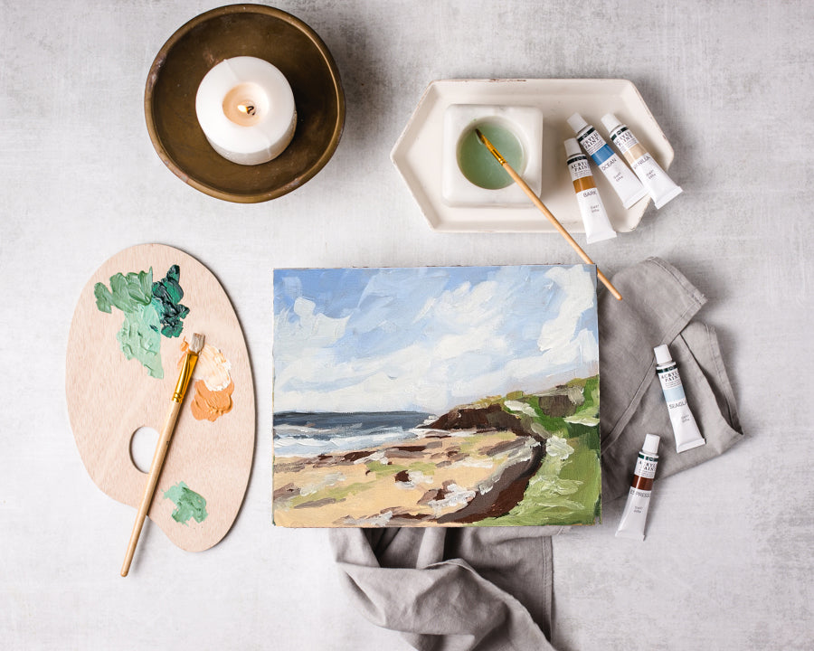 Seashore Path Landscape Painting Kit – Cate Paper Co.